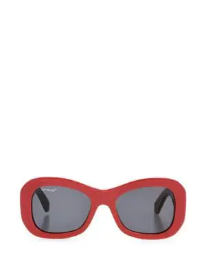 Off-White Butterfly-frame Sunglasses - Red