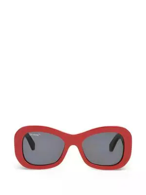 Off-White Butterfly-frame Sunglasses - Red