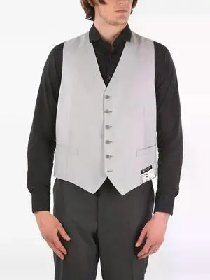 Corneliani Mantua Single-breasted Waistcoat - Grey