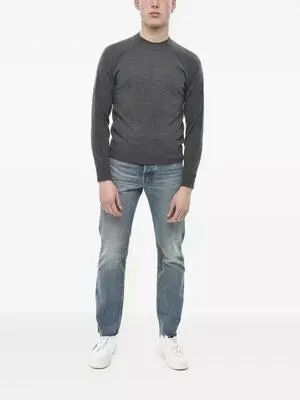 PAOLO PECORA Raglan-sleeve Sweater - Grey