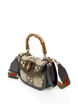 Gucci 1947 Bamboo Flap Tote Bag