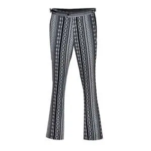 DAVID WEJ Dareski Tribal Print Side Adjuster Trousers – Multi - Grey