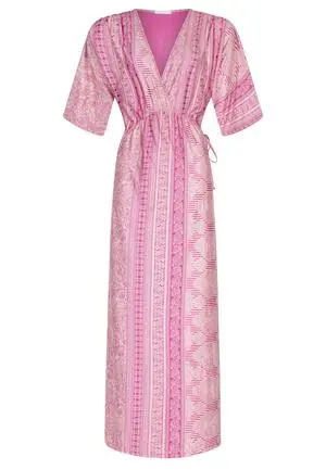 CHIC BY LIRETTE Kimono Dress Lotus Guna - Pink
