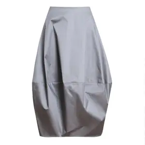 BIANCA POPP Sinus Skirt In Cotton - Grey