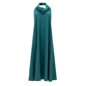 BIANCA POPP Bareback Dress In Ocean Rayon - Green