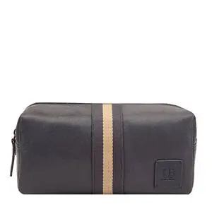 LLOYD BAKER Leo Leather Washbag - Blue