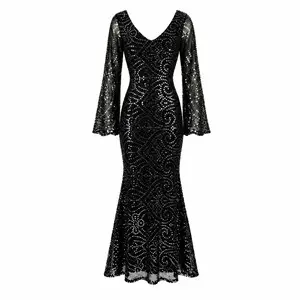 INTERNATIONAL APPEAL Patra Mermaid Gown - Black