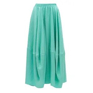 BIANCA POPP Imperial Skirt In Aqua Rayon - Green