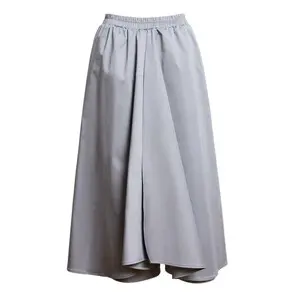 BIANCA POPP Samurai Pants Midi In Cotton - Grey
