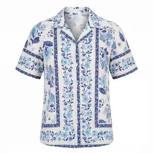 Yumi Kim Carly Linen Top - Blue