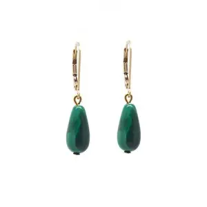 SALOME Penelope ‘girl With A Malachite’ Earrings - Green