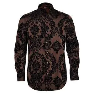 DAVID WEJ Kensington Floral Shirt - Brown