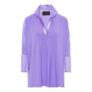 BEATRICE VON TRESCKOW Lilac Oversized Jersey Shirt