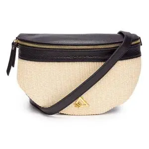 HAY LIFE Neutrals X Elie Beaumont Oversized Sling Bag - Black