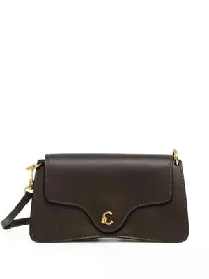 COCCINELLE C-me Logo-plaque Shoulder Bag - Brown