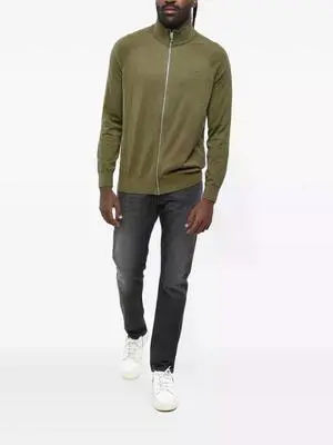 DIESEL® Long-sleeve Zip-fastening Cardigan
