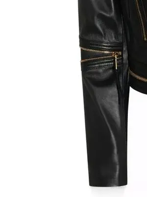 Elisabetta Franchi Zip-detail Leather Jacket