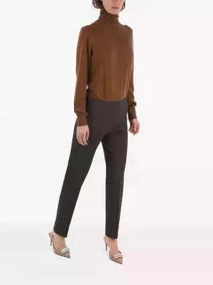 Avenue Montaigne Checked Turn-up Trousers