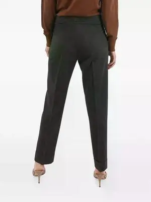 Avenue Montaigne Checked Turn-up Trousers