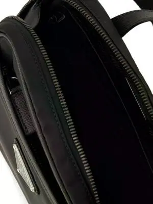Prada Re-nylon Leather Messenger Bag