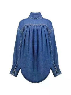 IRO PARIS Julie High-neck Button-up Shirt