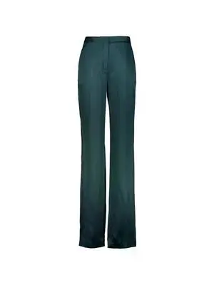 TOM FORD Silk Satin Tuxedo Trousers - Blue