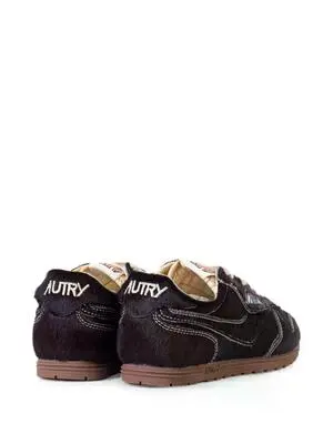 AUTRY Windspin Pony-hair Sneakers - Black