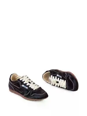AUTRY Windspin Pony-hair Sneakers - Black
