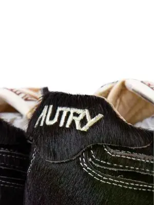 AUTRY Windspin Pony-hair Sneakers - Black
