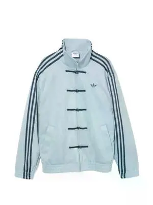 Adidas Logo-embroidered Jacket - Blue