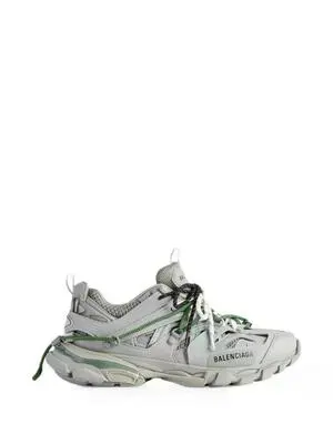 Balenciaga Track Trail Laces Panelled Low-top Sneakers - Grey