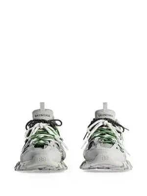 Balenciaga Track Trail Paneled Low-top Sneakers - Grey