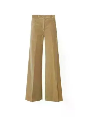 Aspesi Corduroy Wide-leg Trousers - Neutrals
