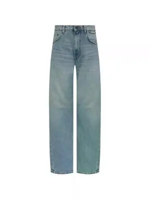 Iceberg Faded Straight-leg Jeans - Blue