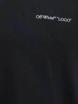 Off-White Logo-print Short-sleeved T-shirt - Black