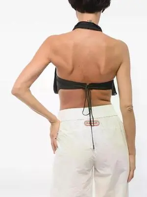 Dsquared2 Lace-up Crop Top