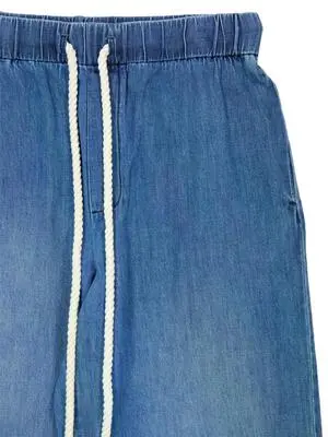 Commas Drawcord-waist Pintuck-pleat Jeans