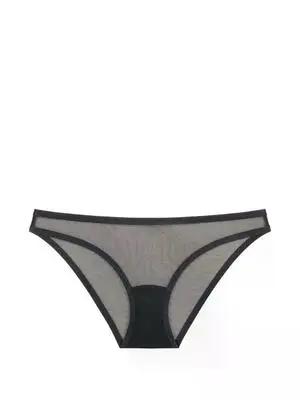 YASMINE ESLAMI Jeanne Mesh Briefs - Grey
