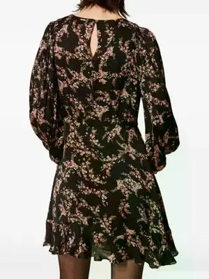 TWINSET Floral-print Ruffled Mini Day Dress