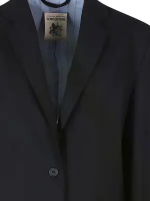 SEMICOUTURE Deana Layered-detail Single-breasted Blazer