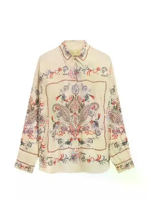 Momoni Pitanga Bis Printed Shirt - Neutrals