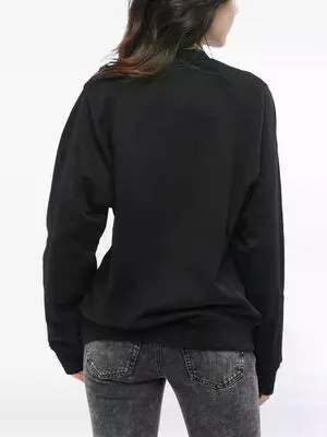 DIESEL® Logo-print Brushed Sweatshirt