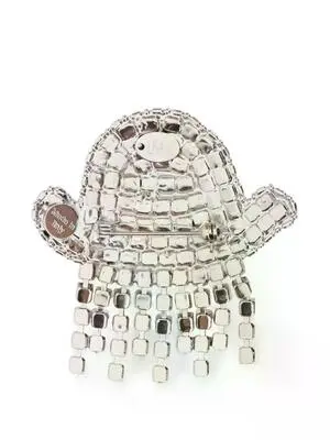 Lisa C Crystal-embellished Ghost Brooch