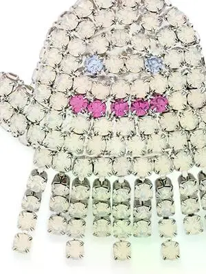 Lisa C Crystal-embellished Ghost Brooch