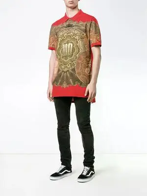 Givenchy Dollar Print Polo Shirt