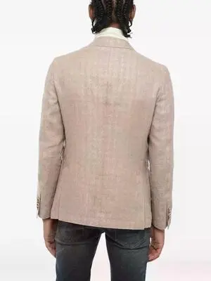 Corneliani Jacquard Single-breasted Blazer
