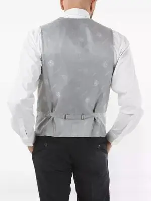 Corneliani Academy Cerimonia Logo-print Waistcoat