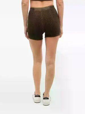 Cotton Citizen Ribbed Distressed Shorts