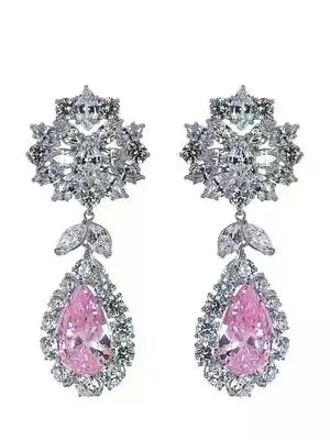 FANTASIA BY DESERIO Cluster Drop Earrings