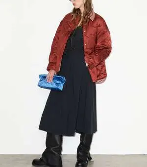Max & Co. Jersey Zip Midi Dress